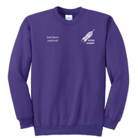 RSFA-PURPLE-CREW NECK (Youth and Adult Sizes) Rocketship-Uniforms